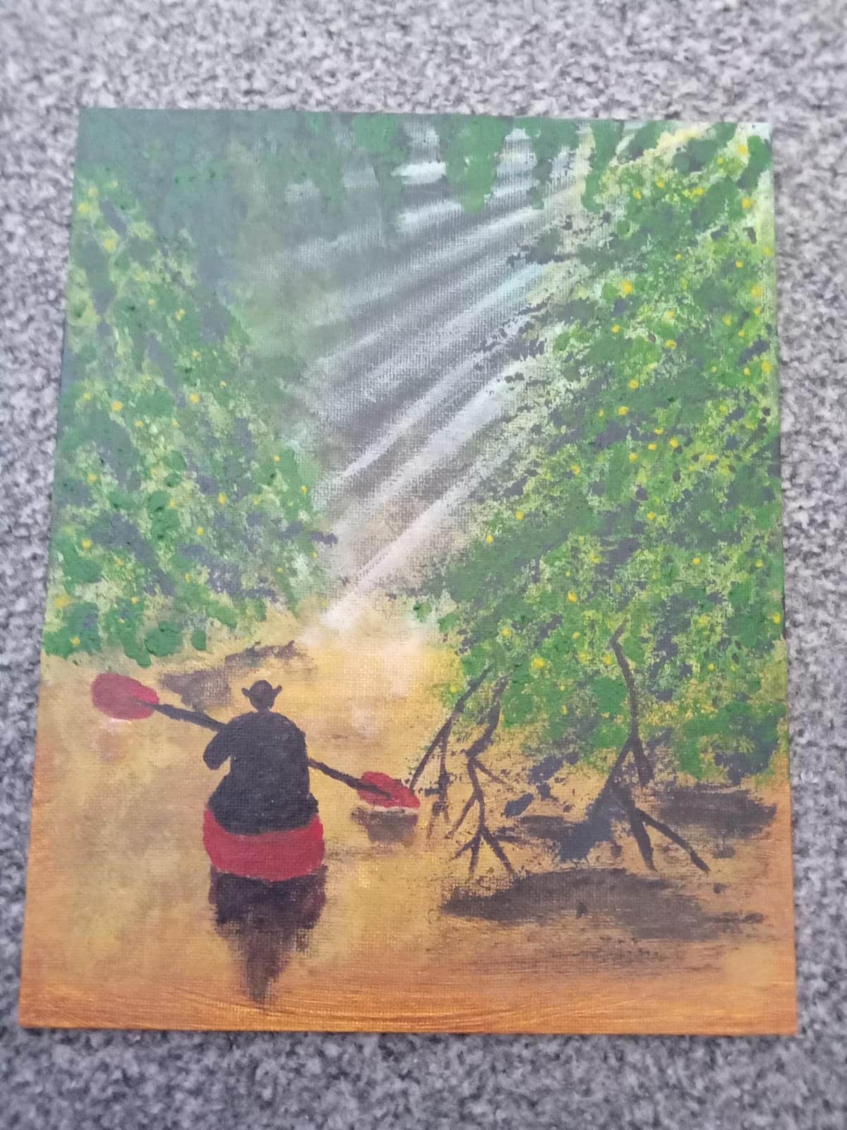 Listen to talented survivor talk as his artwork featured in exhibition